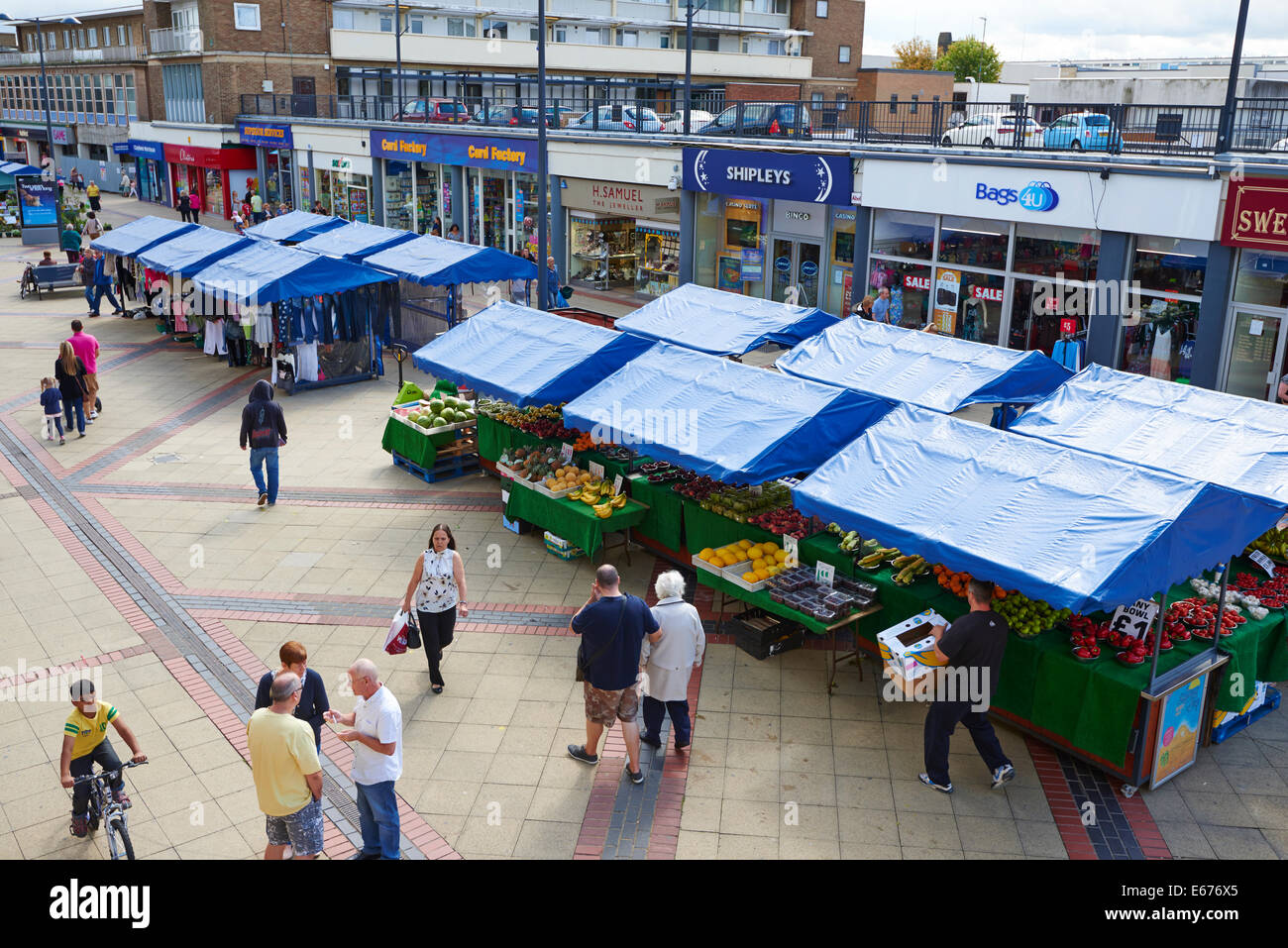 Corporation Street Corby Northamptonshire UK Stock Photo - Alamy