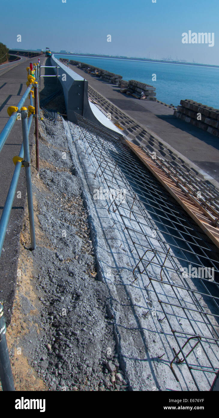 Japan tsunami protection hi-res stock photography and images - Alamy