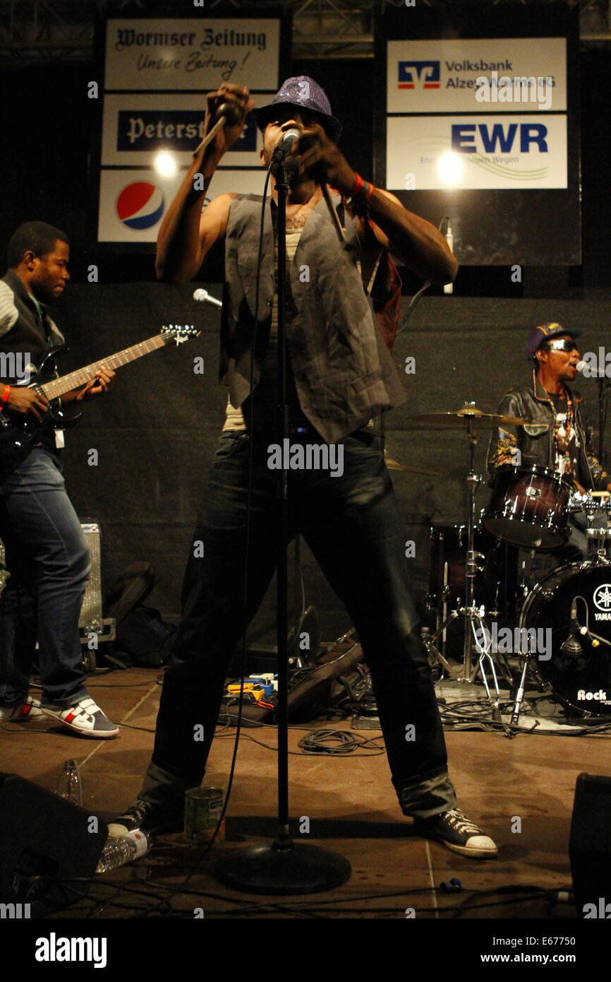 Worms, Germany. 16th August 2014. Blaise Sewika Boyite of Jupiter ...