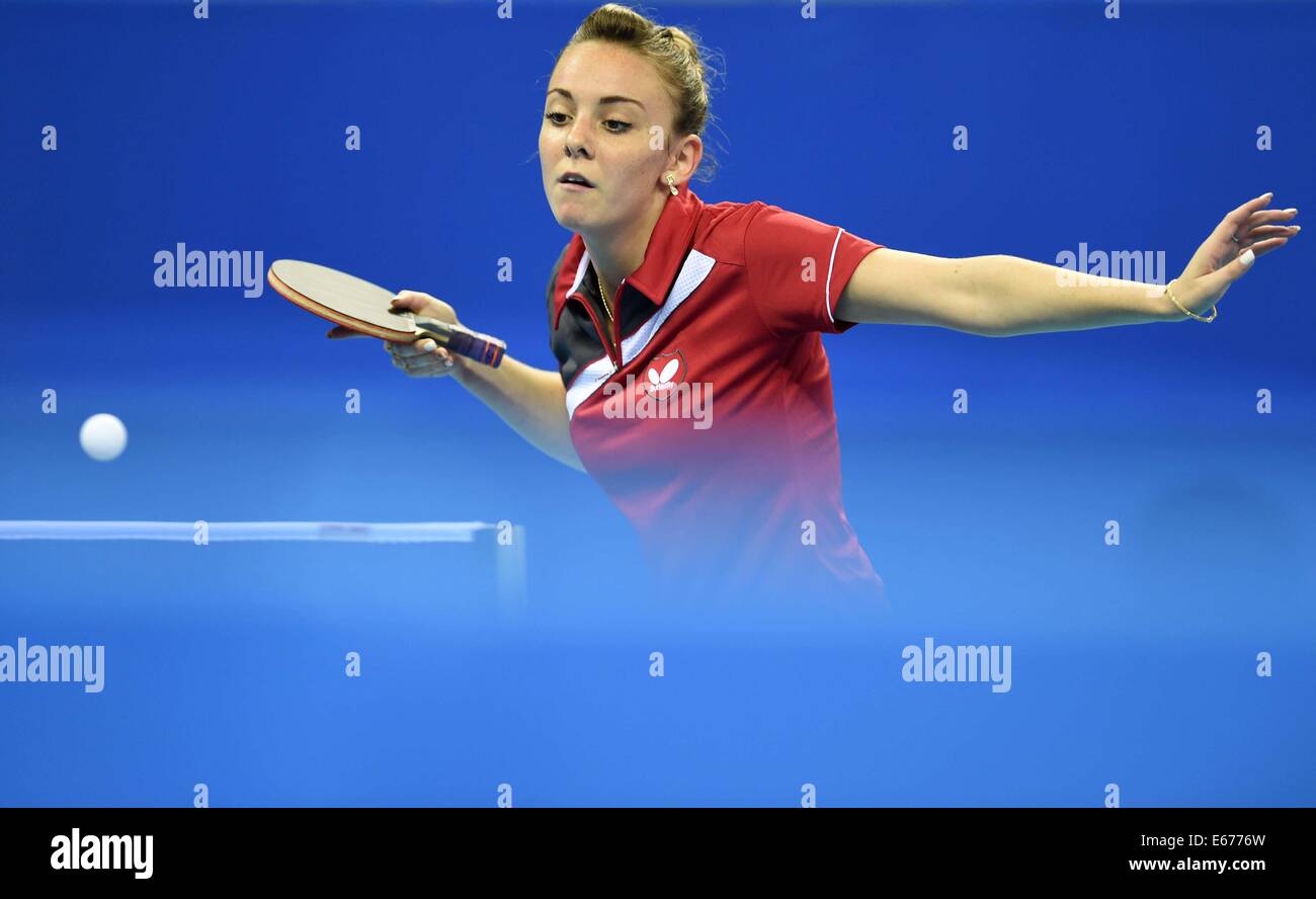Nanjing, China's Jiangsu Province. 17th Aug, 2014. Nicole Trosman of ...