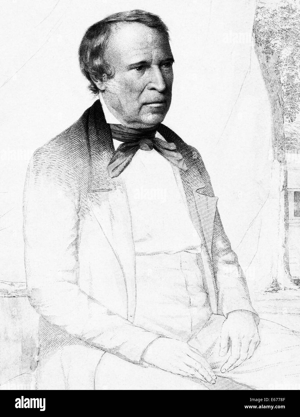 Vintage portrait of Zachary Taylor Stock Photo - Alamy