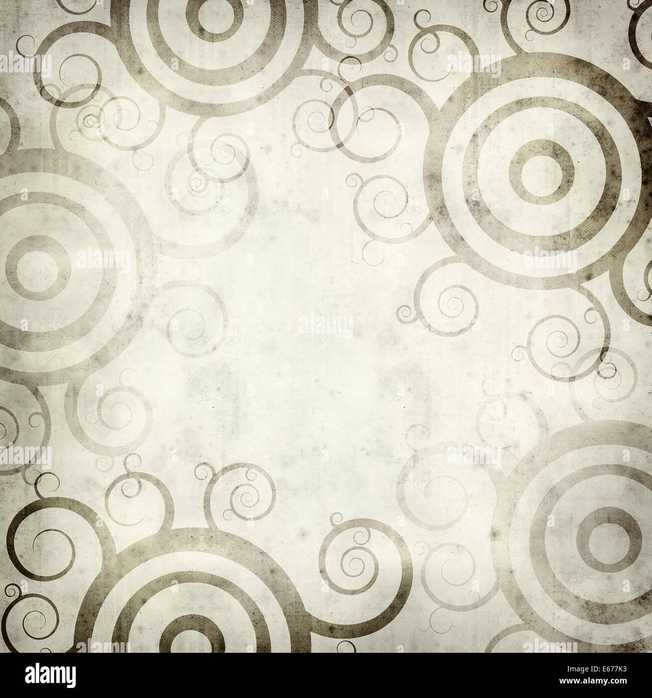 textured old paper background with funky design Stock Photo - Alamy