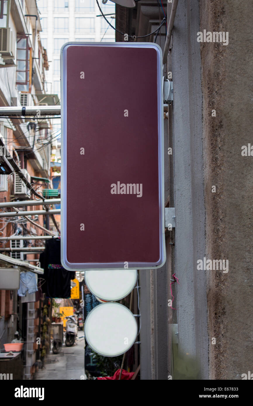 Empty urban street scene brick hi-res stock photography and images - Alamy