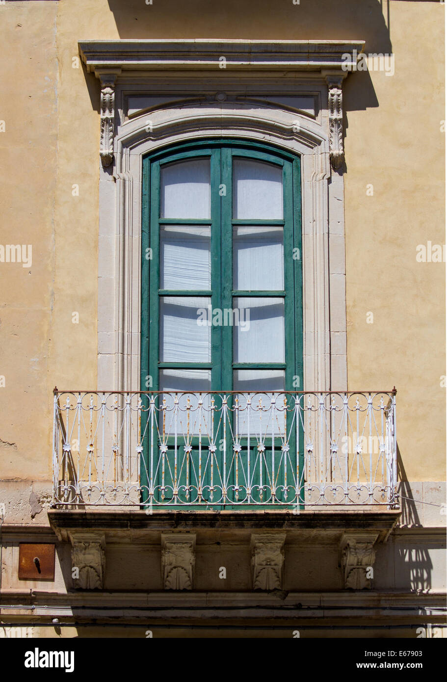 Old window from Sicily Stock Photo - Alamy