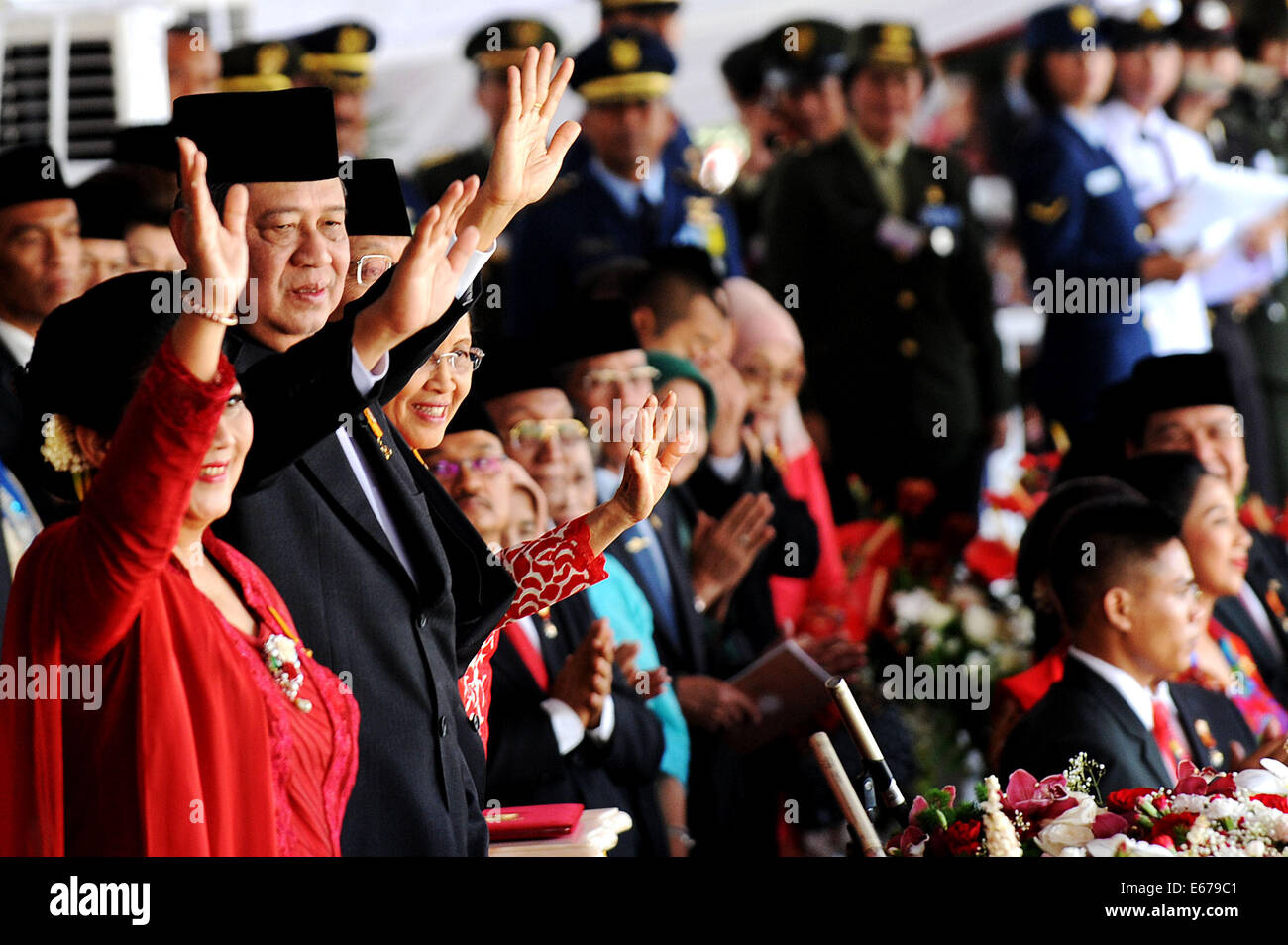 Jakarta, Indonesia. 17th Aug, 2014. Indonesian President Susilo Bambang ...