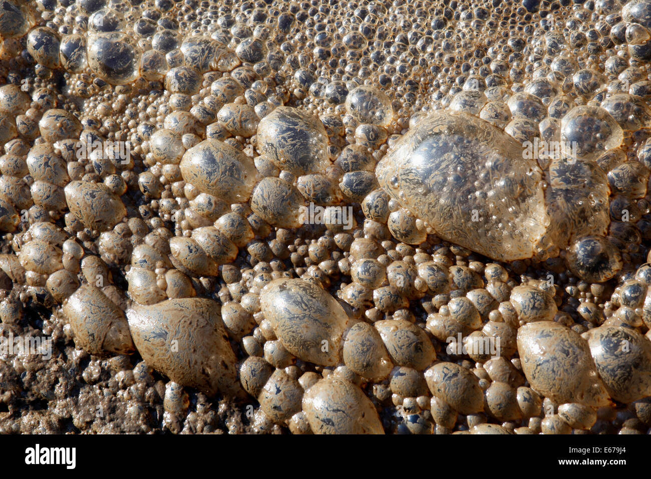 BUBBLES OF WATER POLLUTION Stock Photo - Alamy