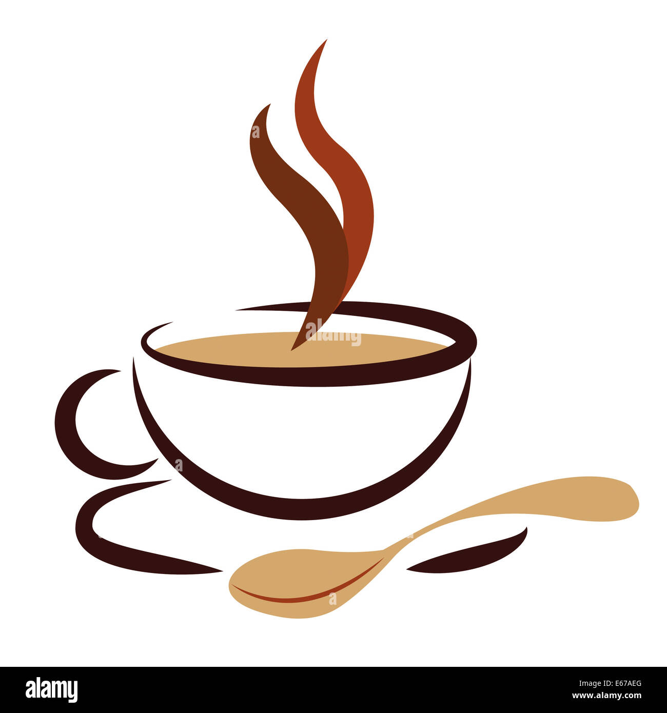Beverage Hot Showing Coffee Break And Beverages Stock Photo - Alamy