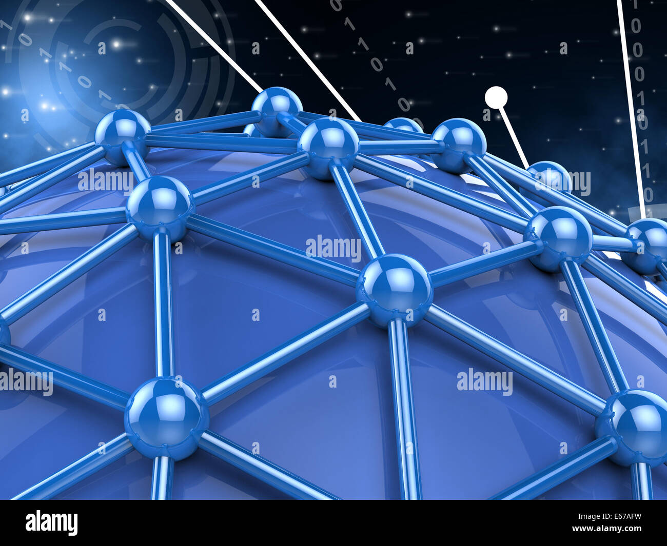 Computer Global Meaning Network Server And Web Stock Photo - Alamy