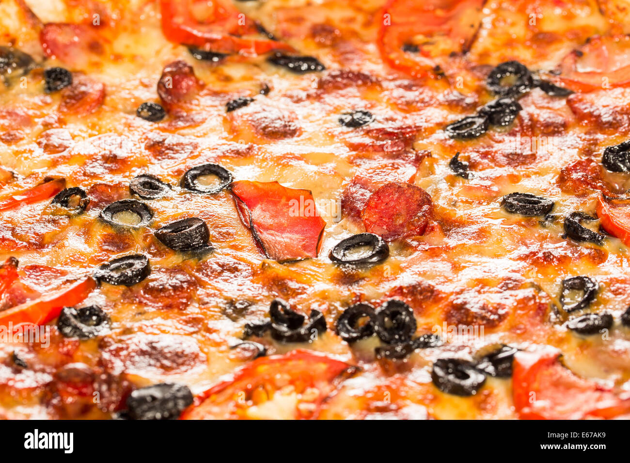 Appetizing background pizza closeup filling the frame Stock Photo - Alamy