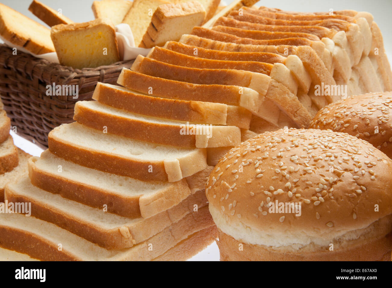 Assorted wheat products hi-res stock photography and images - Alamy