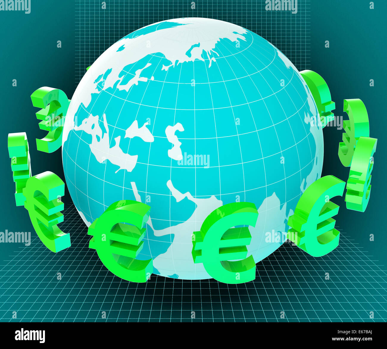 Euros Forex Indicating Foreign Exchange And Fx Stock Photo - Alamy