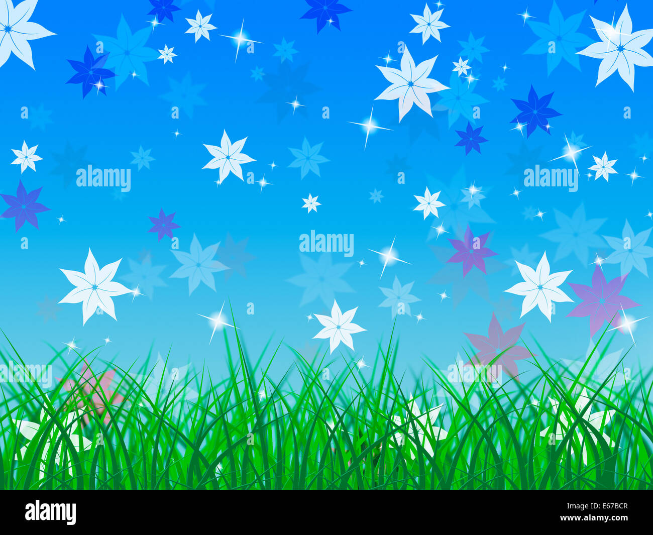 Floral Grass Showing Outdoor Grassy And Environment Stock Photo - Alamy