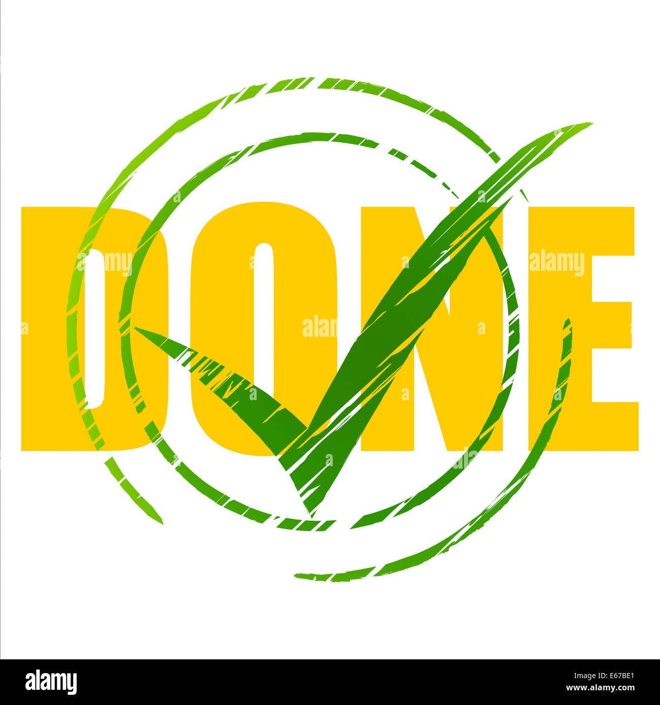 Ok mark checked done hi-res stock photography and images - Alamy