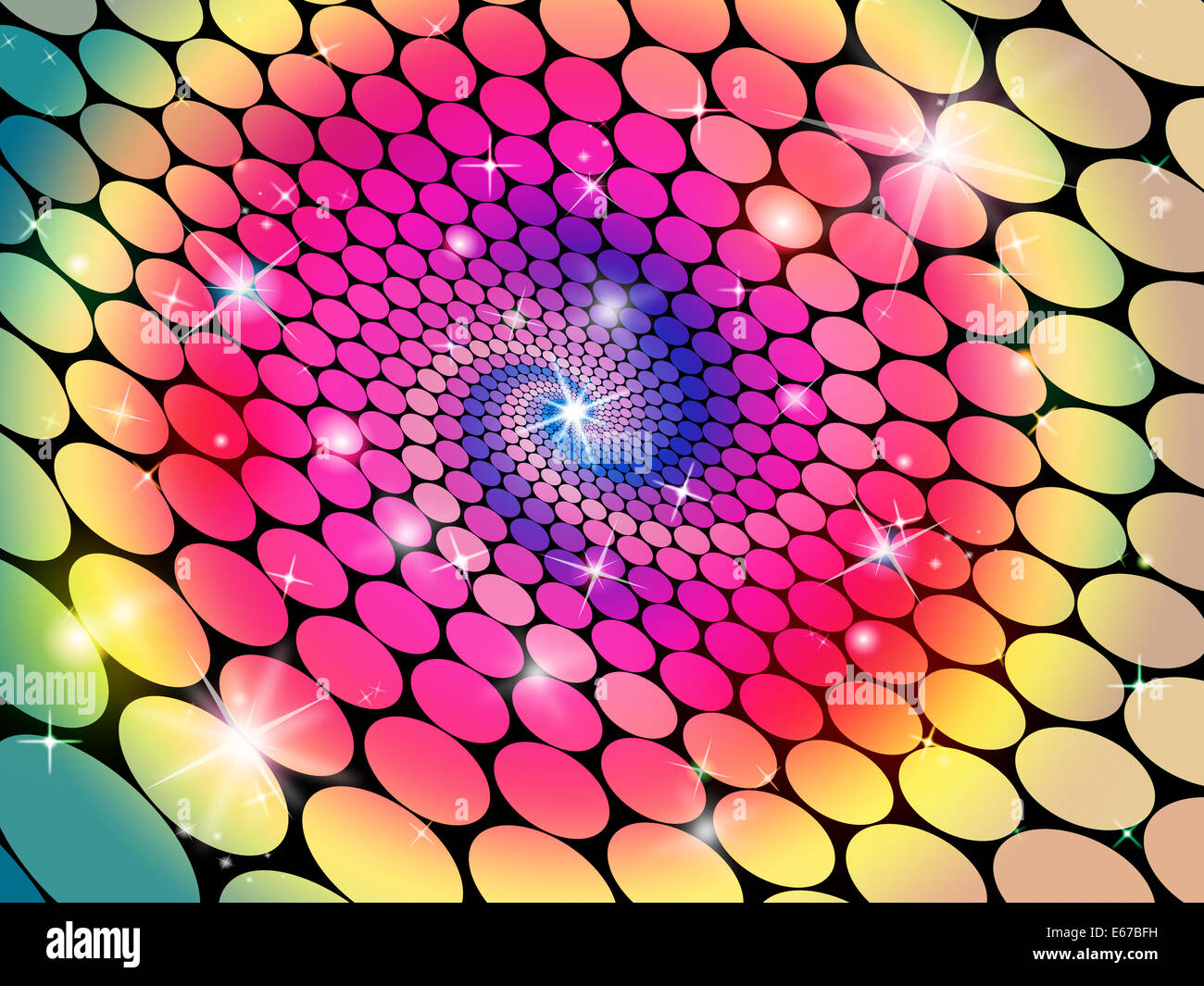 Circles Twirl Meaning Backdrop Template And Twist Stock Photo - Alamy