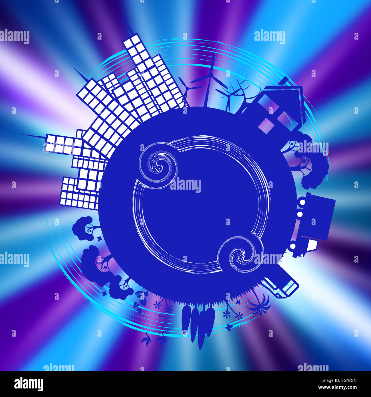 Earth friendly city hi-res stock photography and images - Alamy