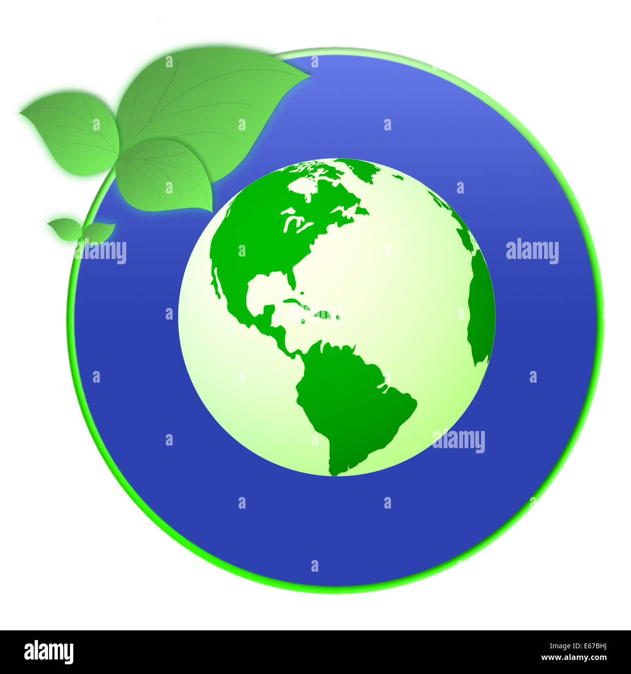 Eco Friendly Showing Go Green And Environmental Stock Photo - Alamy
