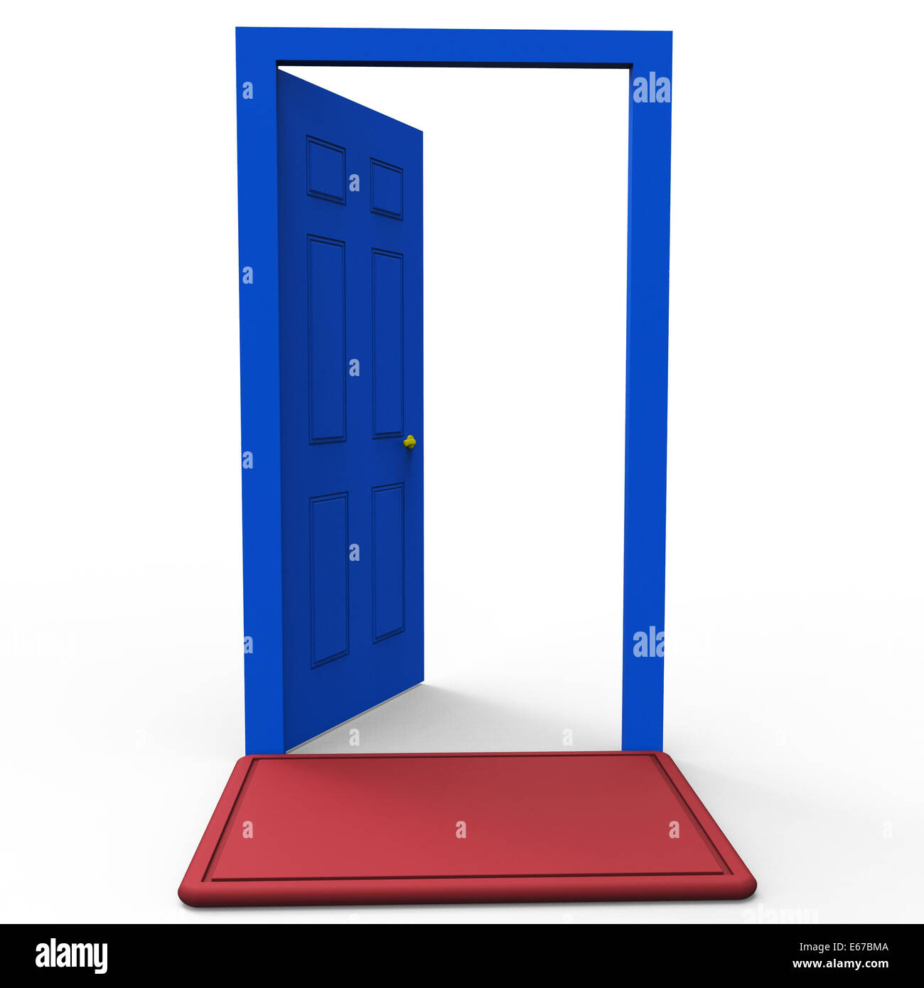 House Doorway Meaning Bungalow Doorways And Home Stock Photo - Alamy