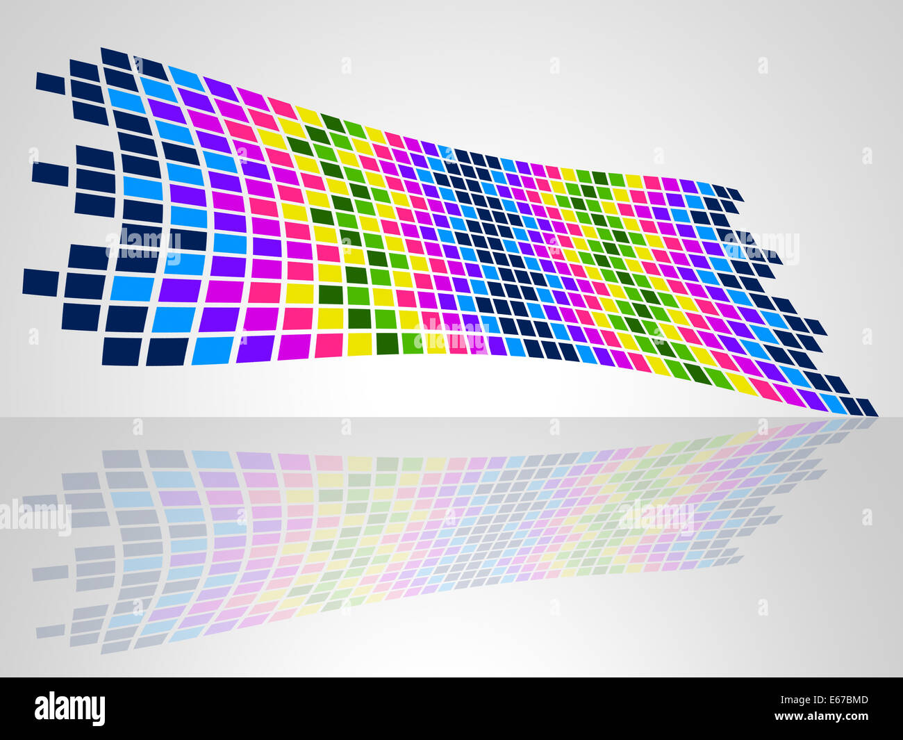 Pattern Squares Showing Blocks Colour And Artistic Stock Photo - Alamy