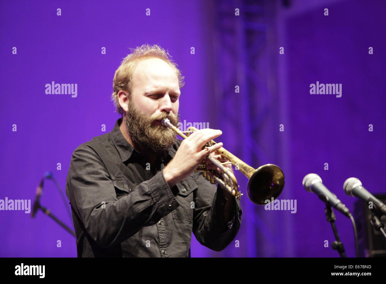 Trumpet player Mathias Eick of the Mathias Eick Quintet is pictured ...