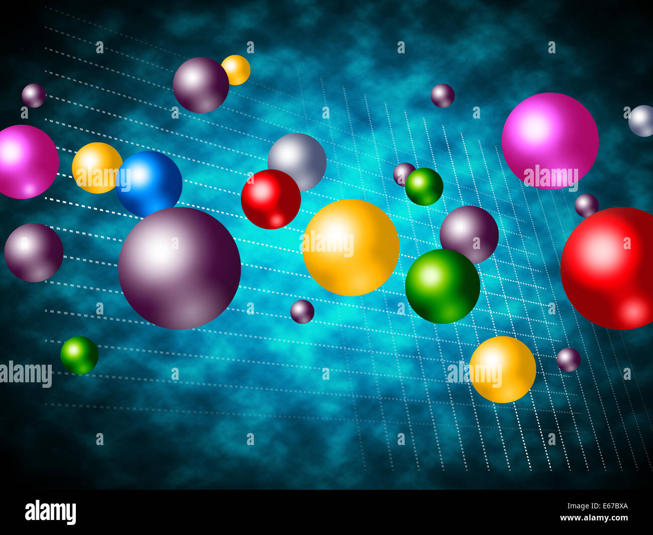 Explosion Sphere Indicating Inferno Bubble And Spectrum Stock Photo - Alamy