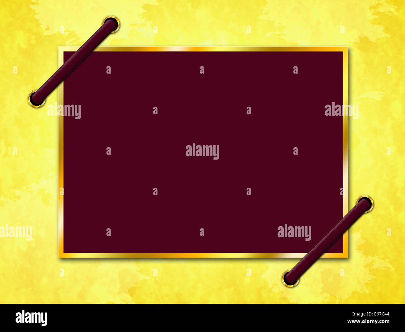 Parchment Paper Showing Empty Space And Framing Stock Photo - Alamy