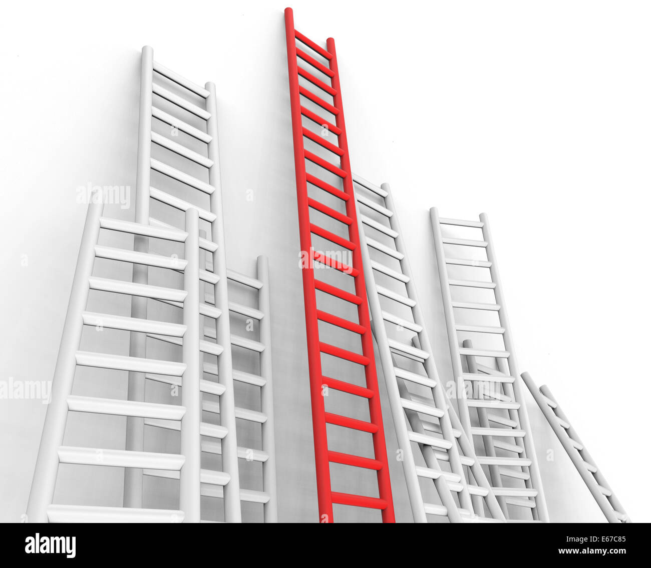 Up step ladders hi-res stock photography and images - Alamy