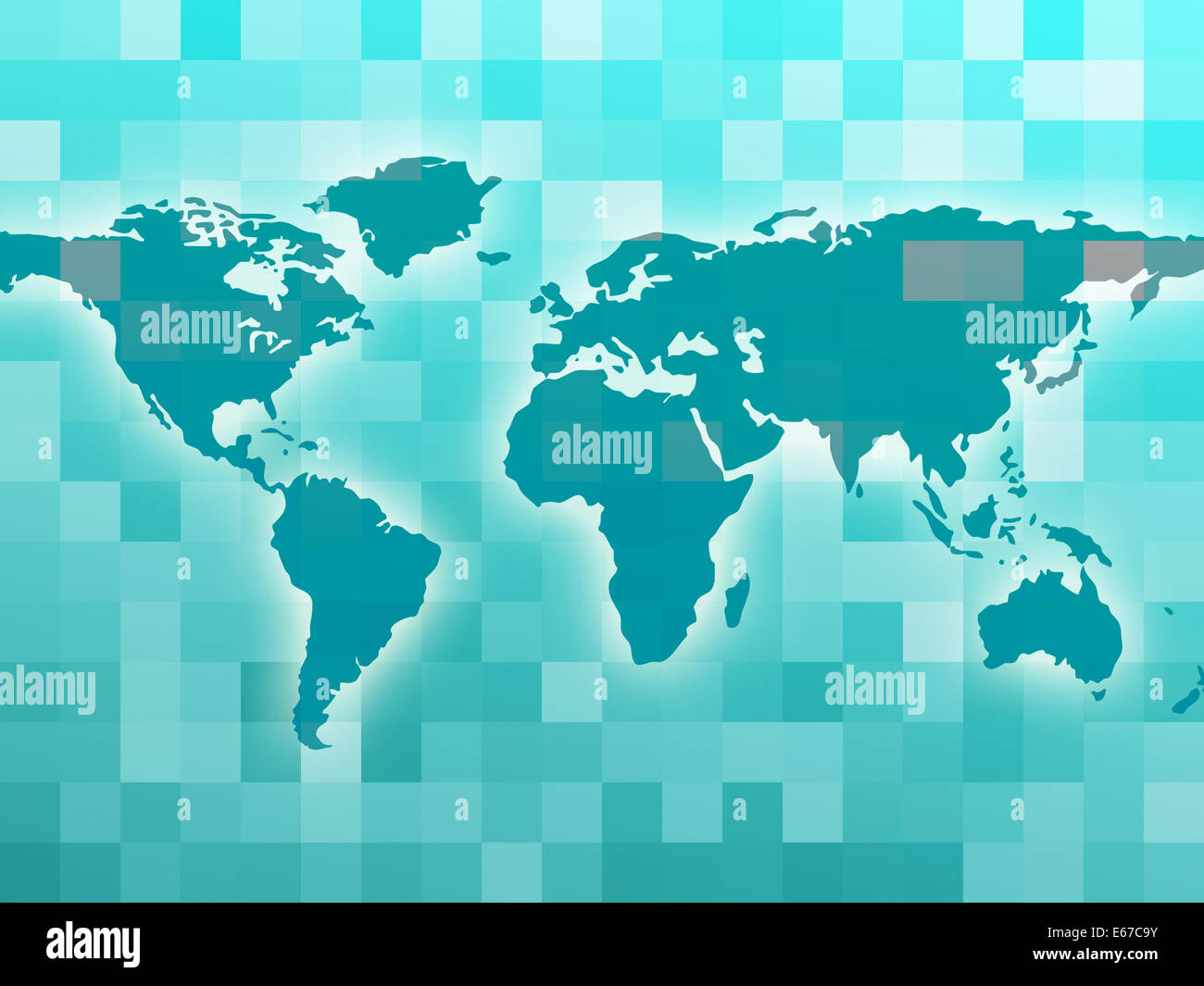 World Map Showing Globe Geography And Geographical Stock Photo - Alamy