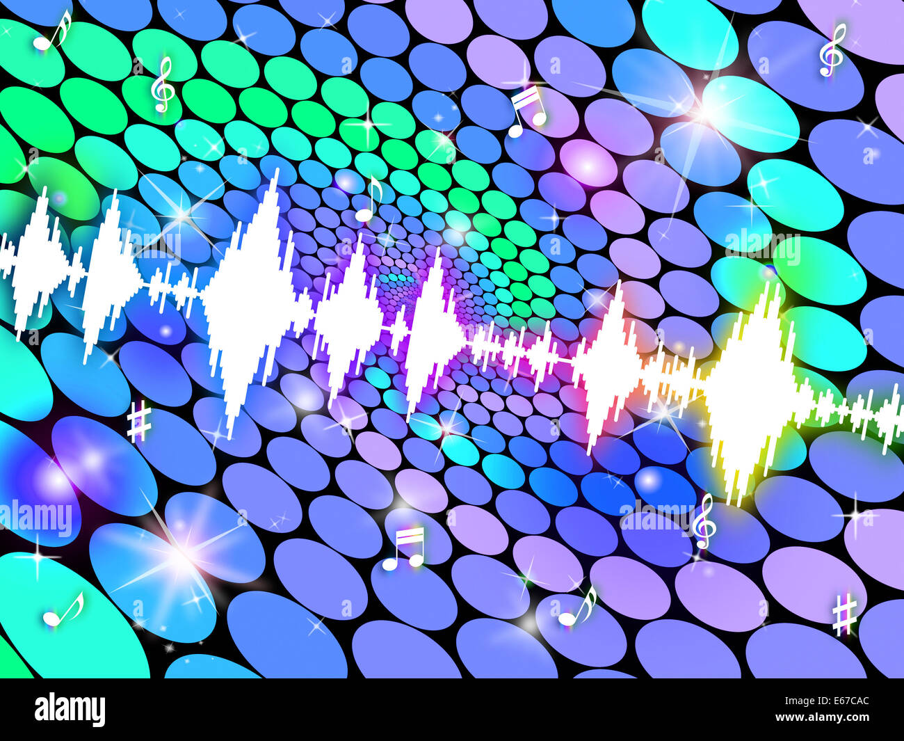 Sound Wave Representing Graph Background And Soundwave Stock Photo - Alamy
