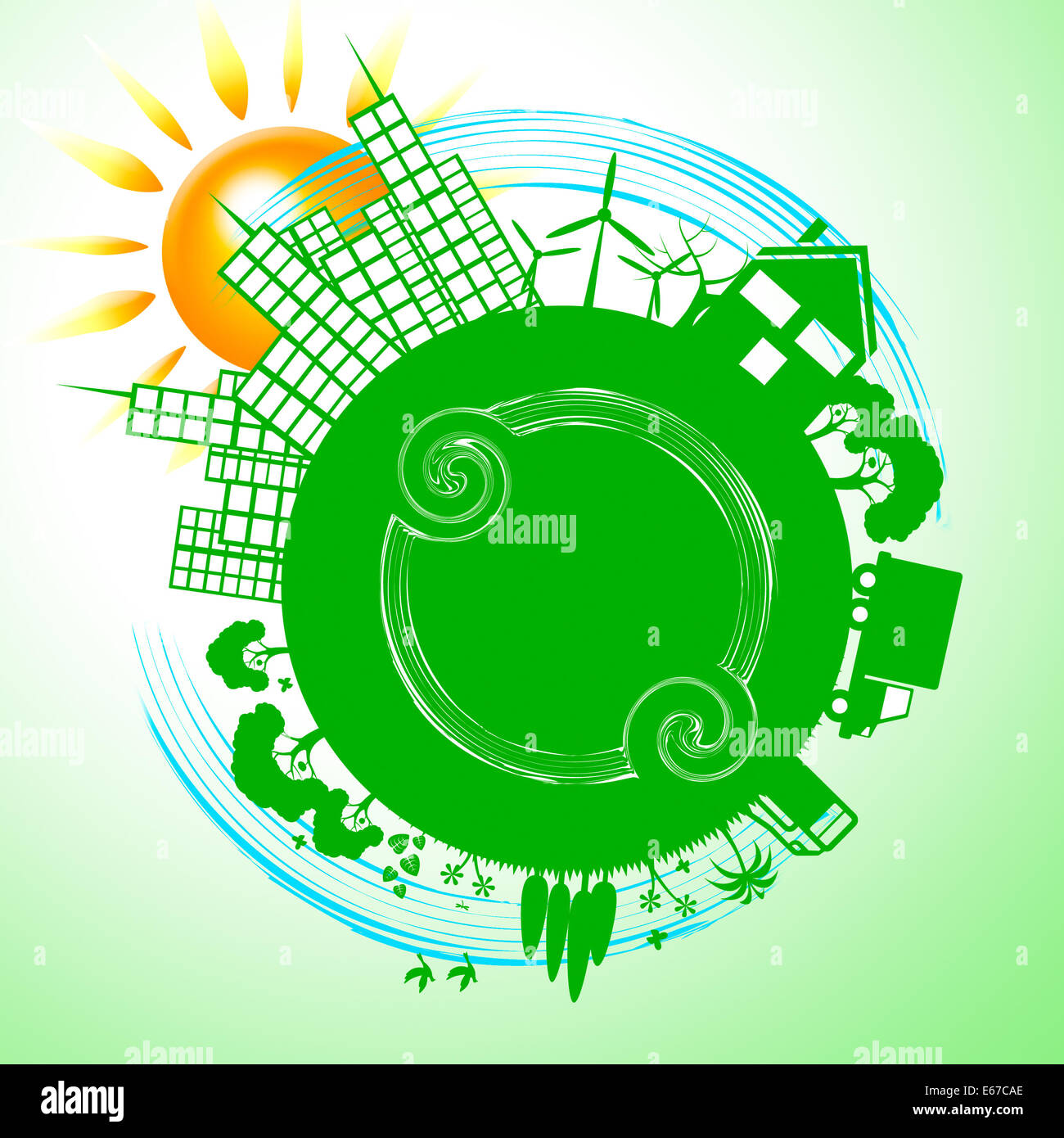 Natural globe representing globalization globalisation hi-res stock ...