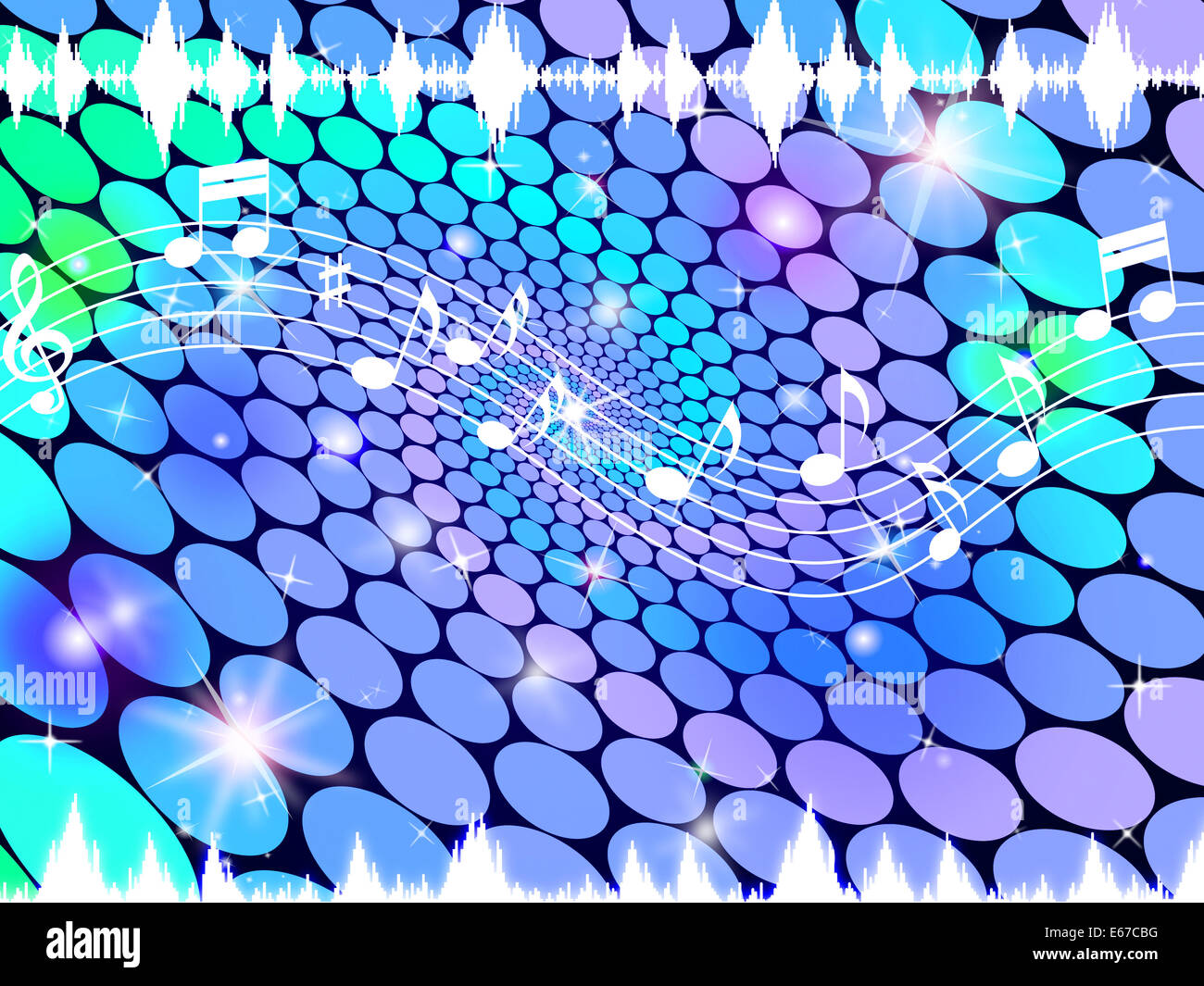 Sound Wave Representing Soundtrack Soundwave And Amplifier Stock Photo ...