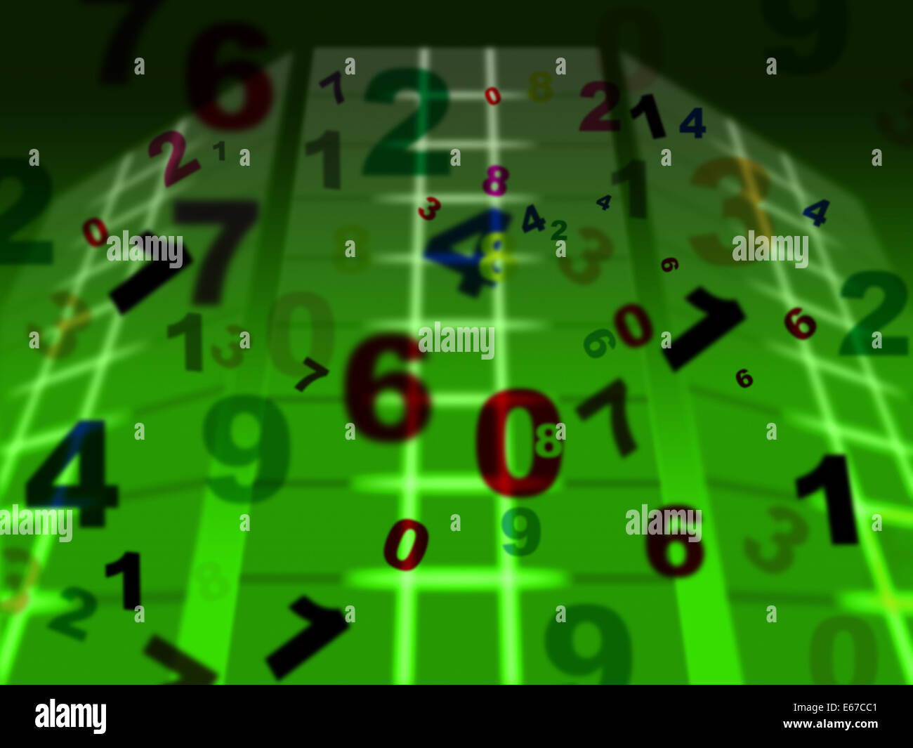 Numbers Tech Indicating Data Electronic And Numeral Stock Photo - Alamy