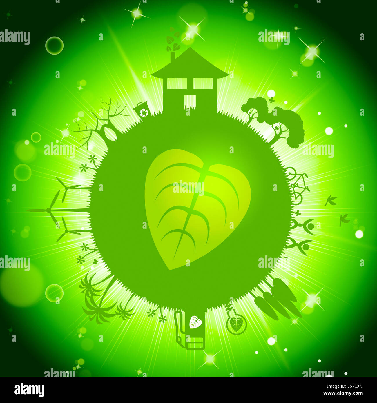 World planets showing solar hi-res stock photography and images - Alamy