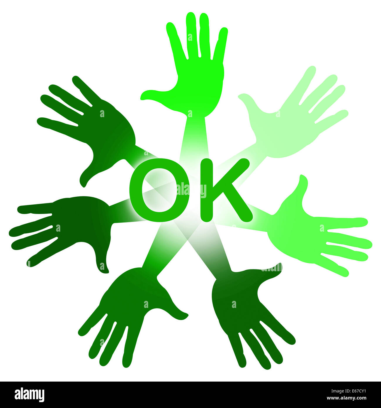 You are affirmation Cut Out Stock Images & Pictures - Alamy