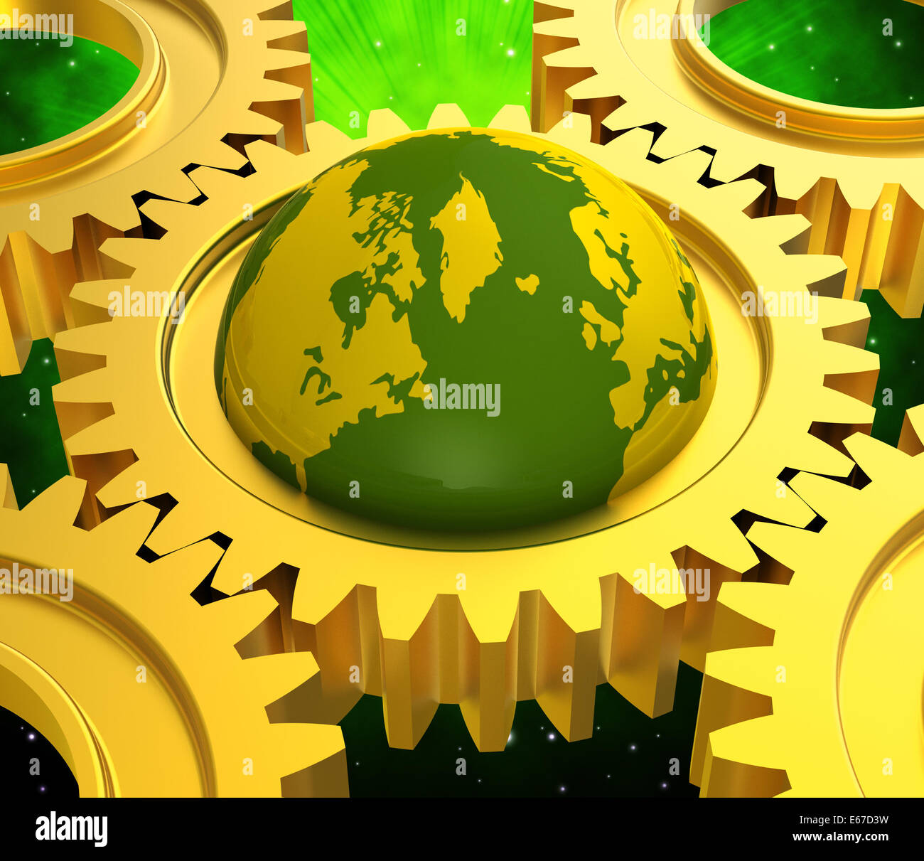 Global Network Showing Globalize Www And Computing Stock Photo - Alamy