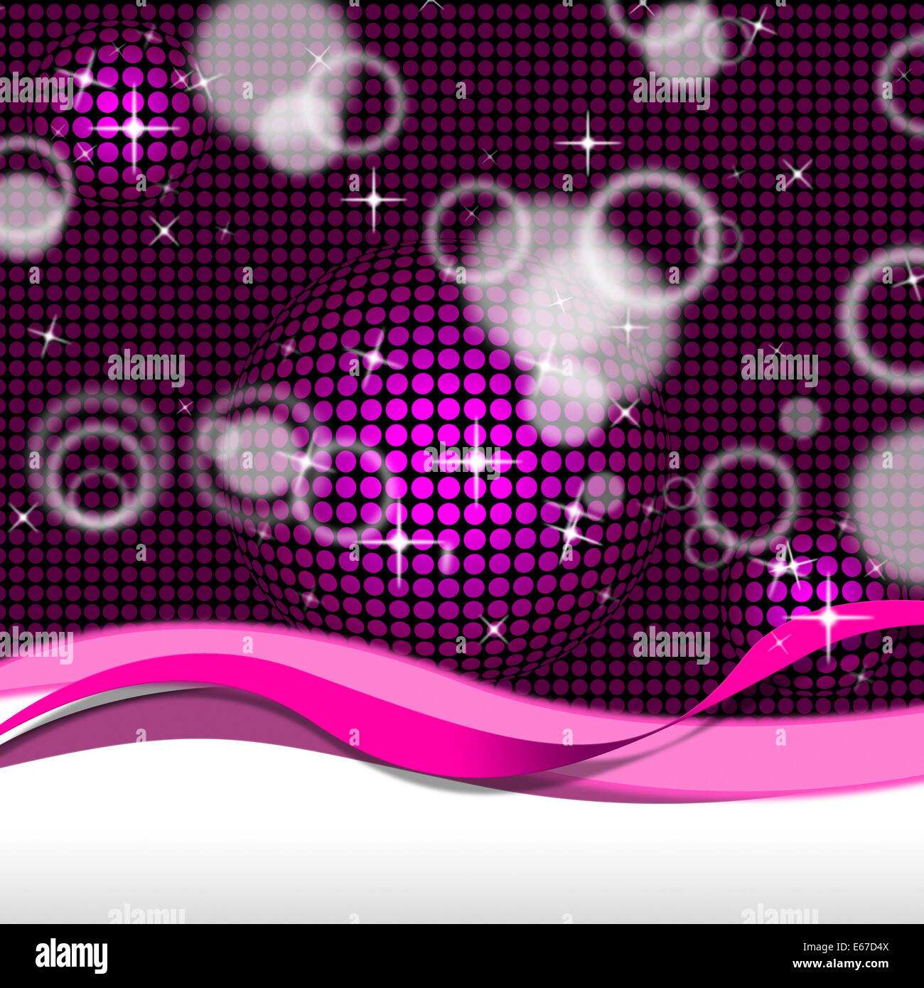 Star Sphere Indicating Hi Tech And Spherical Stock Photo - Alamy