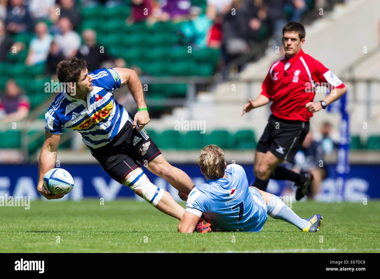 Twickenham, UK. 17th Aug, 2014. World Club Rugby 7s. Danie ROUX (DHL ...