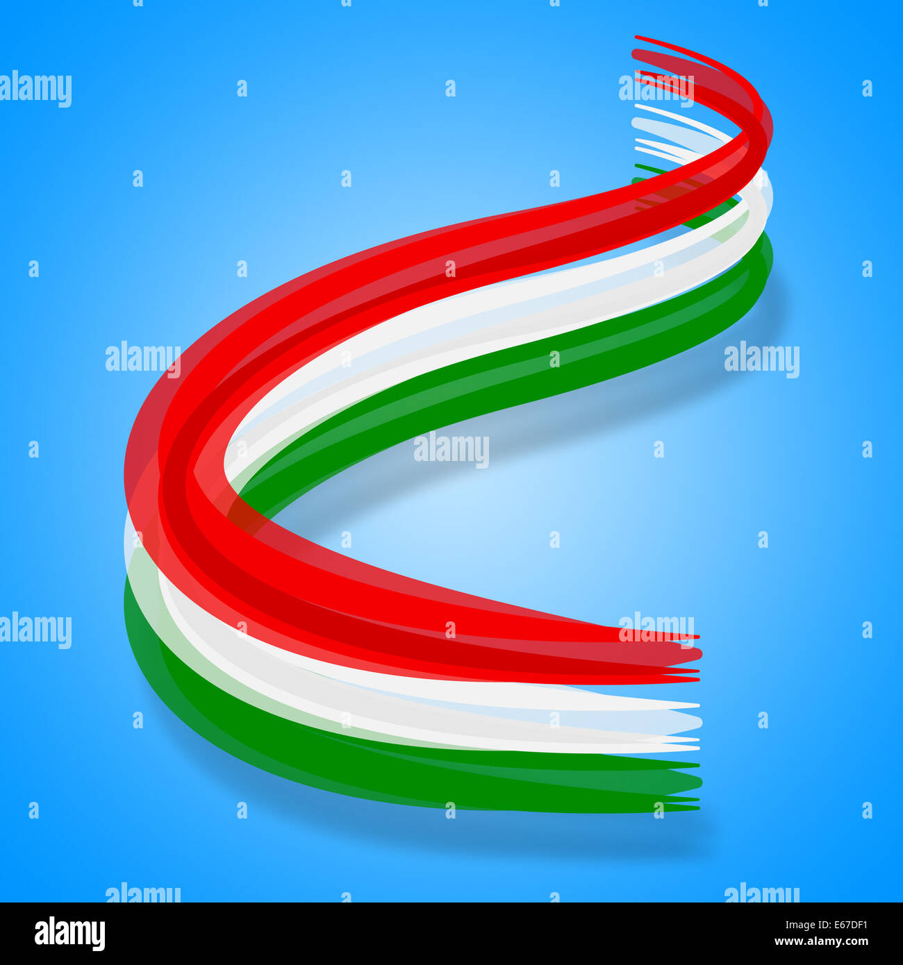 Hungary Flag Meaning Hungarian Patriotism And Patriot Stock Photo - Alamy
