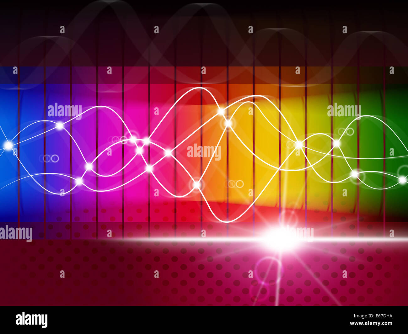Spectrum Background Indicating Color Swatch And Backgrounds Stock Photo ...