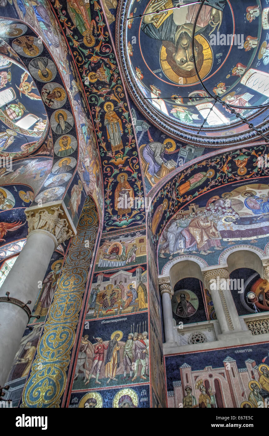 St George's Church at Oplenac, Serbia Stock Photo - Alamy