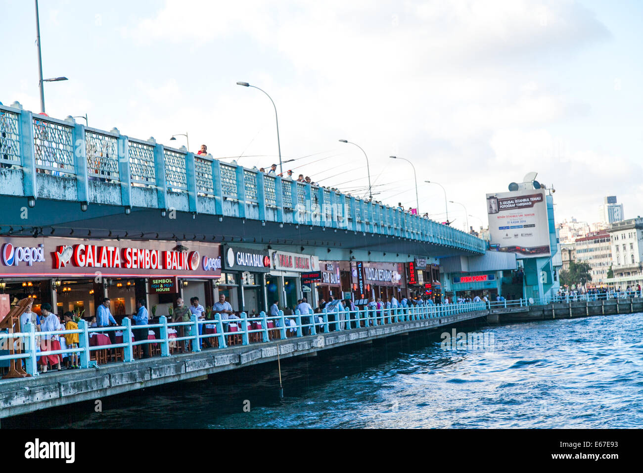 Galata bridge Istanbul Stock Photo - Alamy