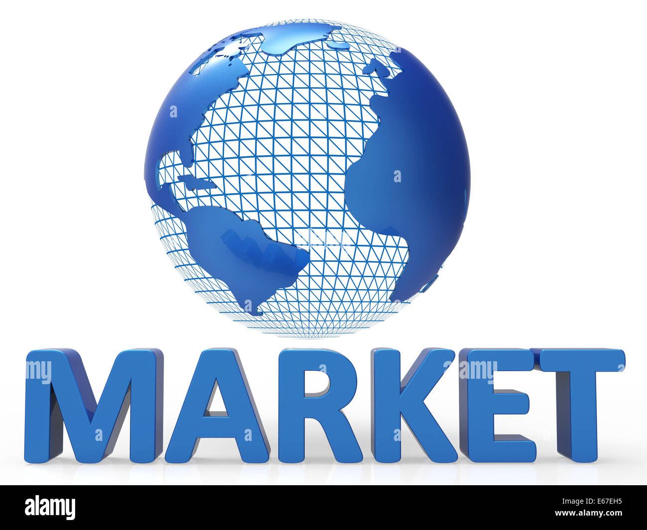 Globe Marketing Meaning Globalization Sales And Global Stock Photo - Alamy