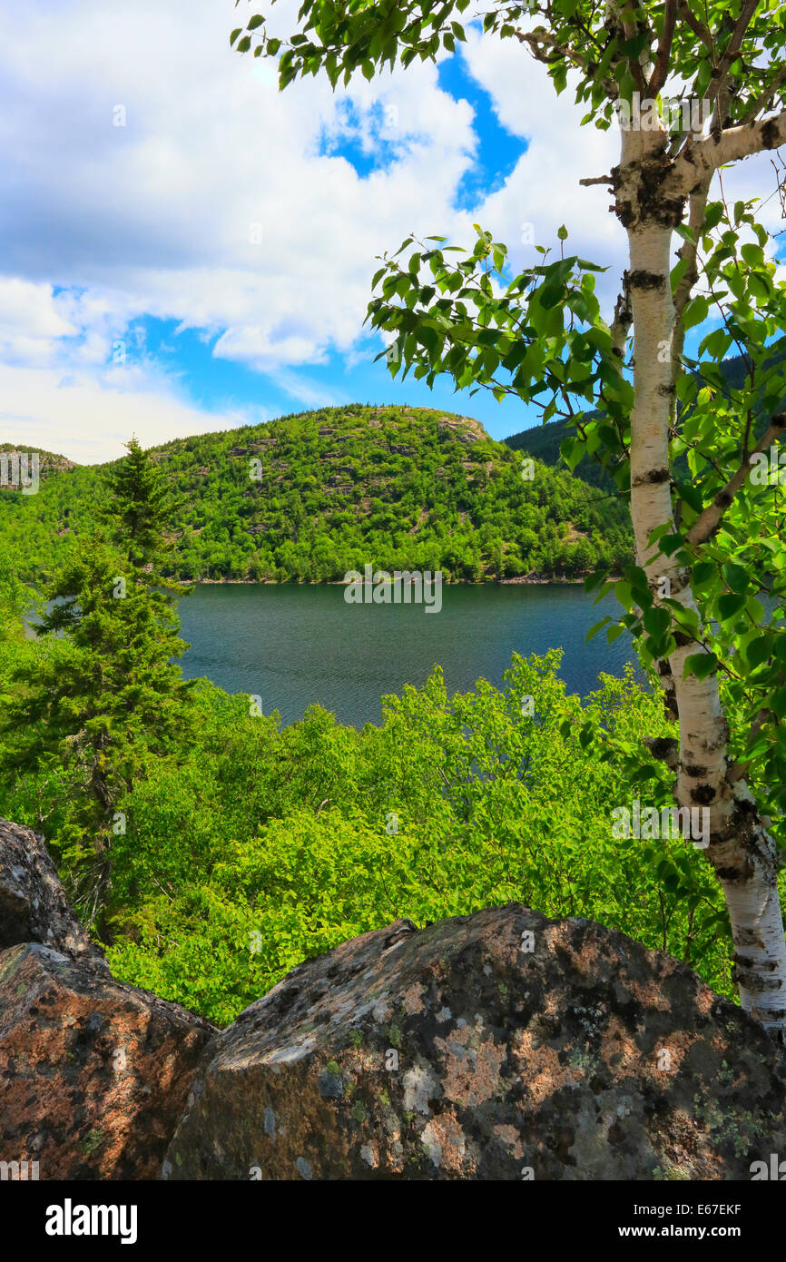 Look at Jordan Pond, Jordan - Bubble Ponds Carriage Loop Carriage Road ...