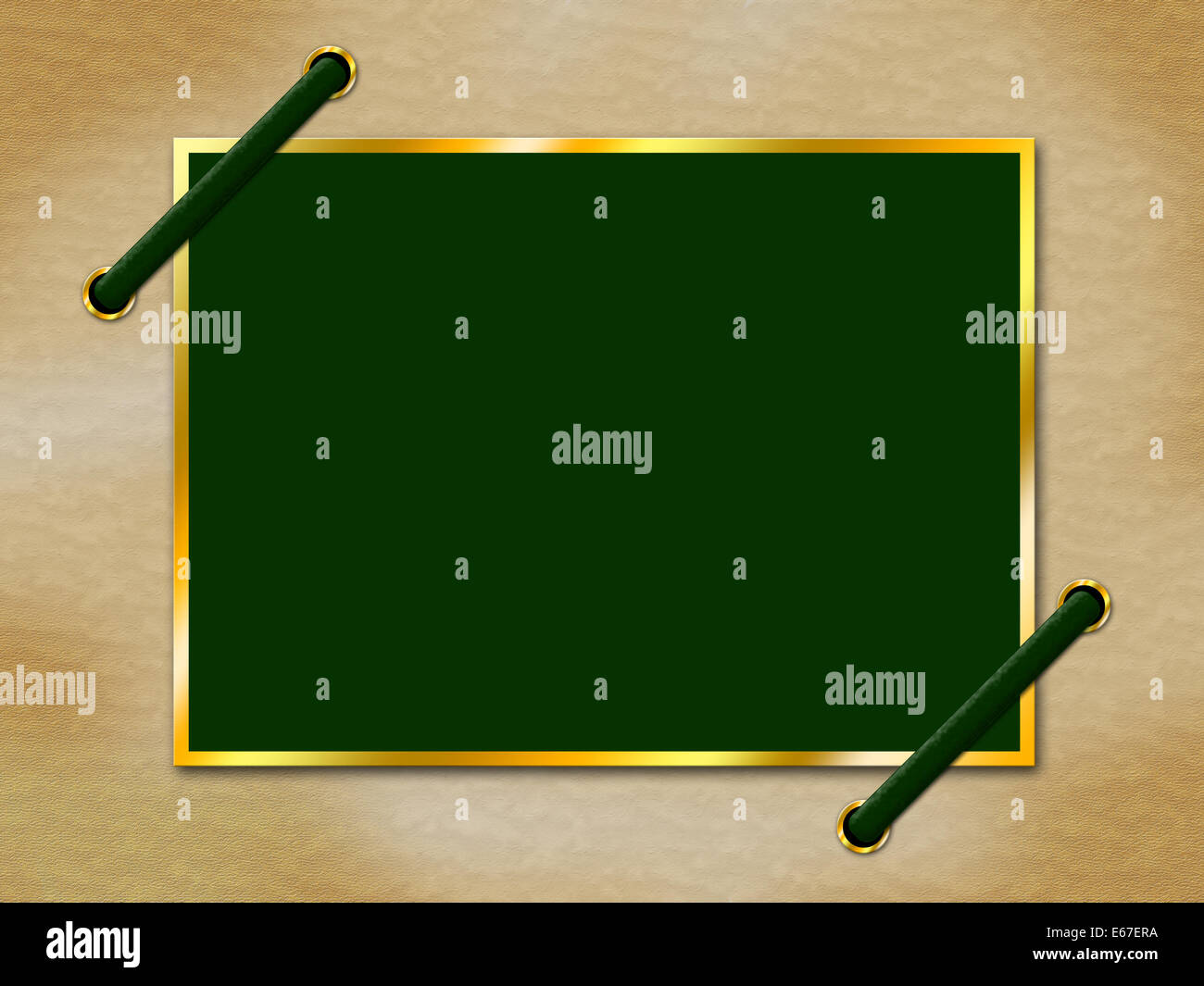 Copyspace Paper Representing Old Parchment And Frame Stock Photo - Alamy