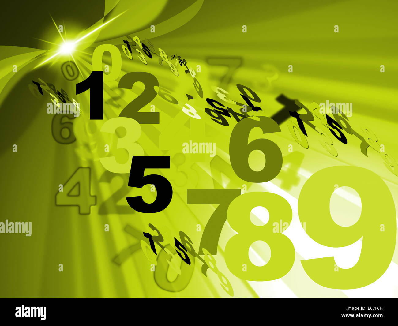 Counting Maths Meaning Mathematics Numeracy And Backdrop Stock Photo ...