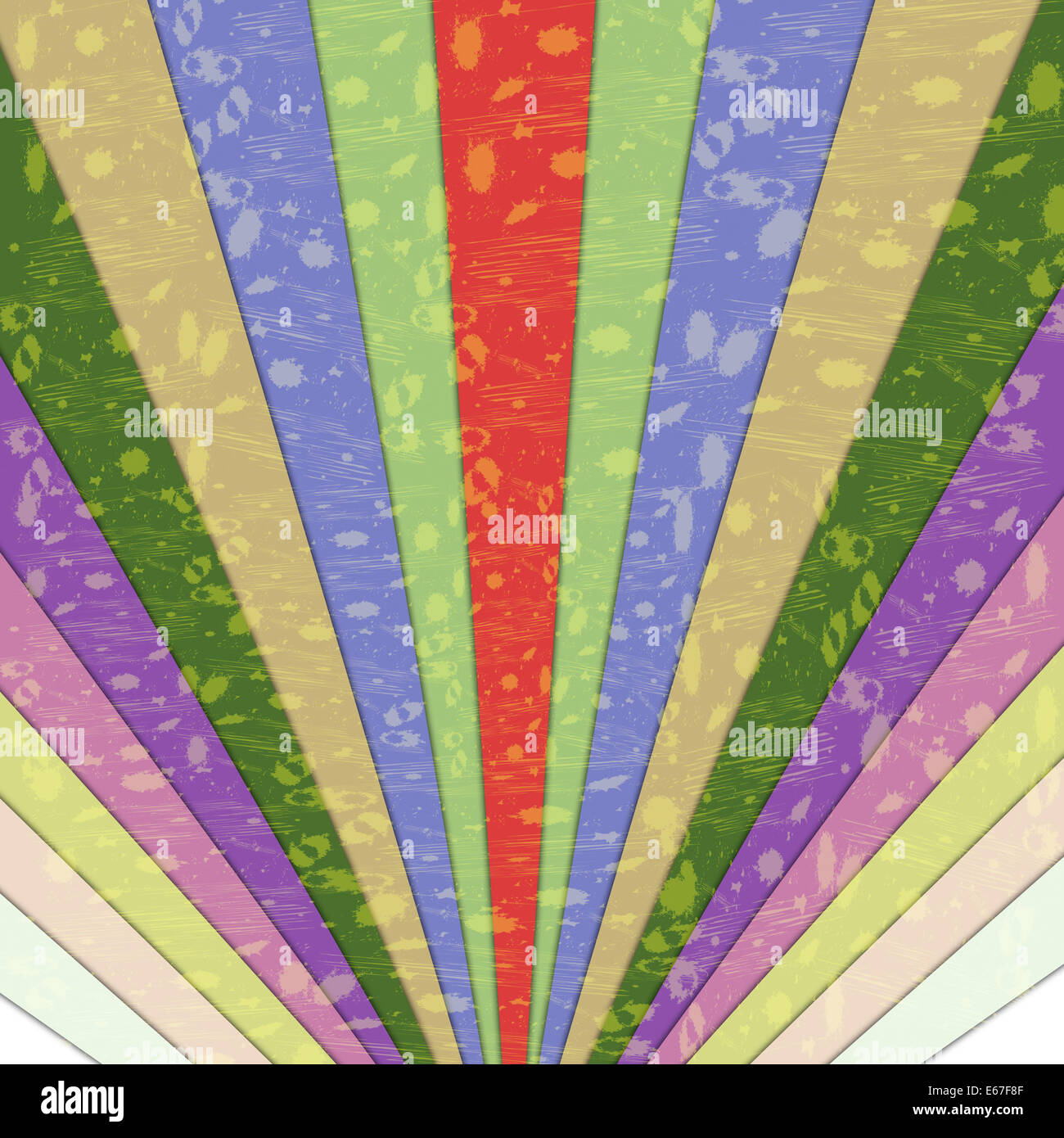 Rays Color Representing Colours Design And Radiance Stock Photo - Alamy