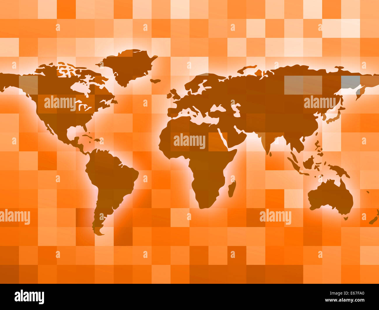 World Map Representing International Cartography And Abstract Stock ...