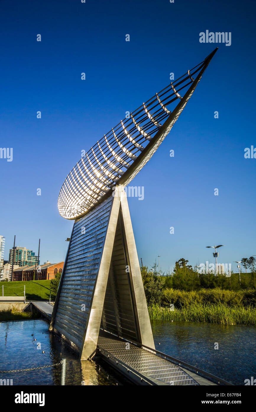 Reed Vessel, 2004 Artist Virginia King Stainless-steel & aluminium ...