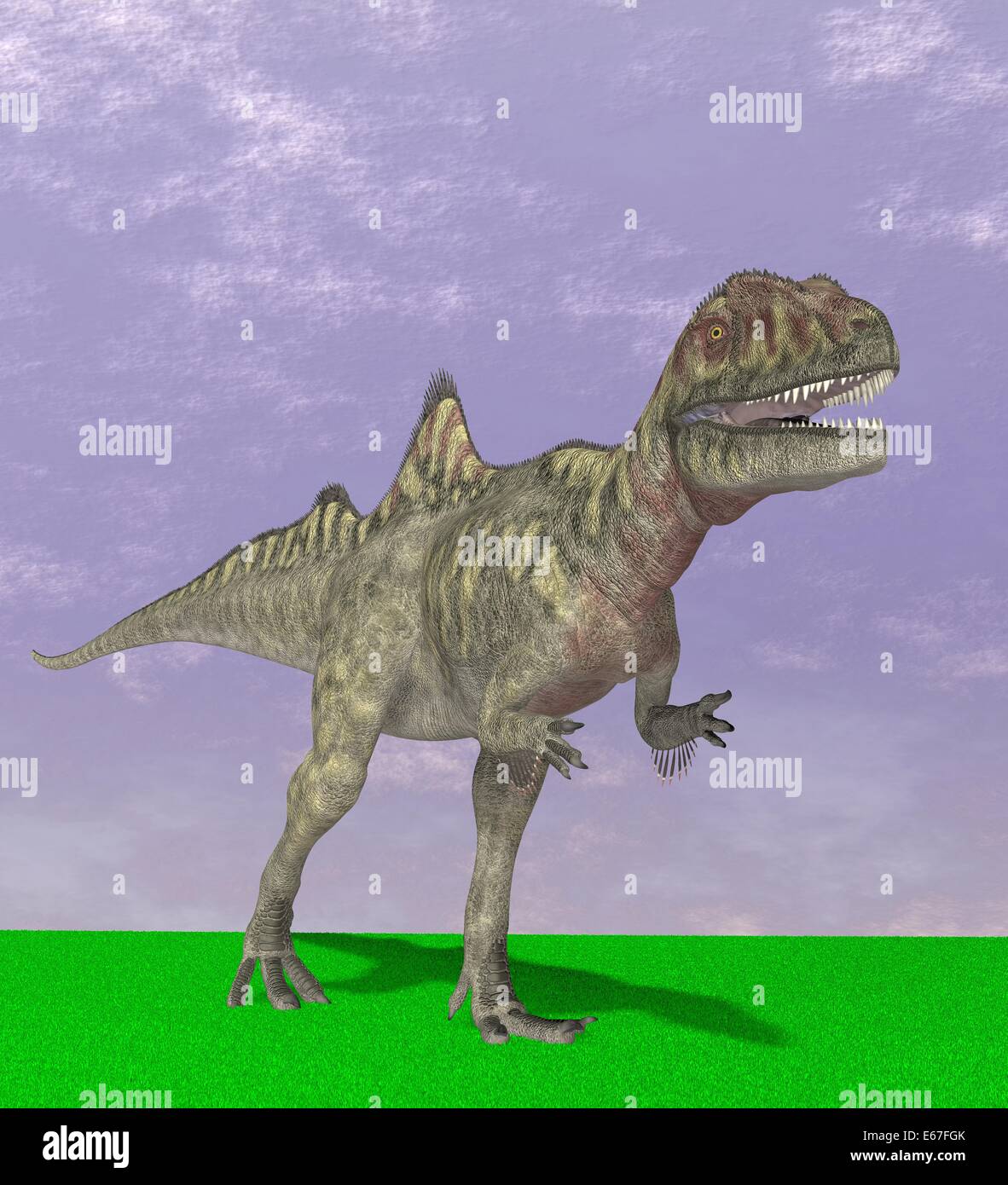 Dinosaurier Concavenator / dinosaur Concavenator Stock Photo - Alamy