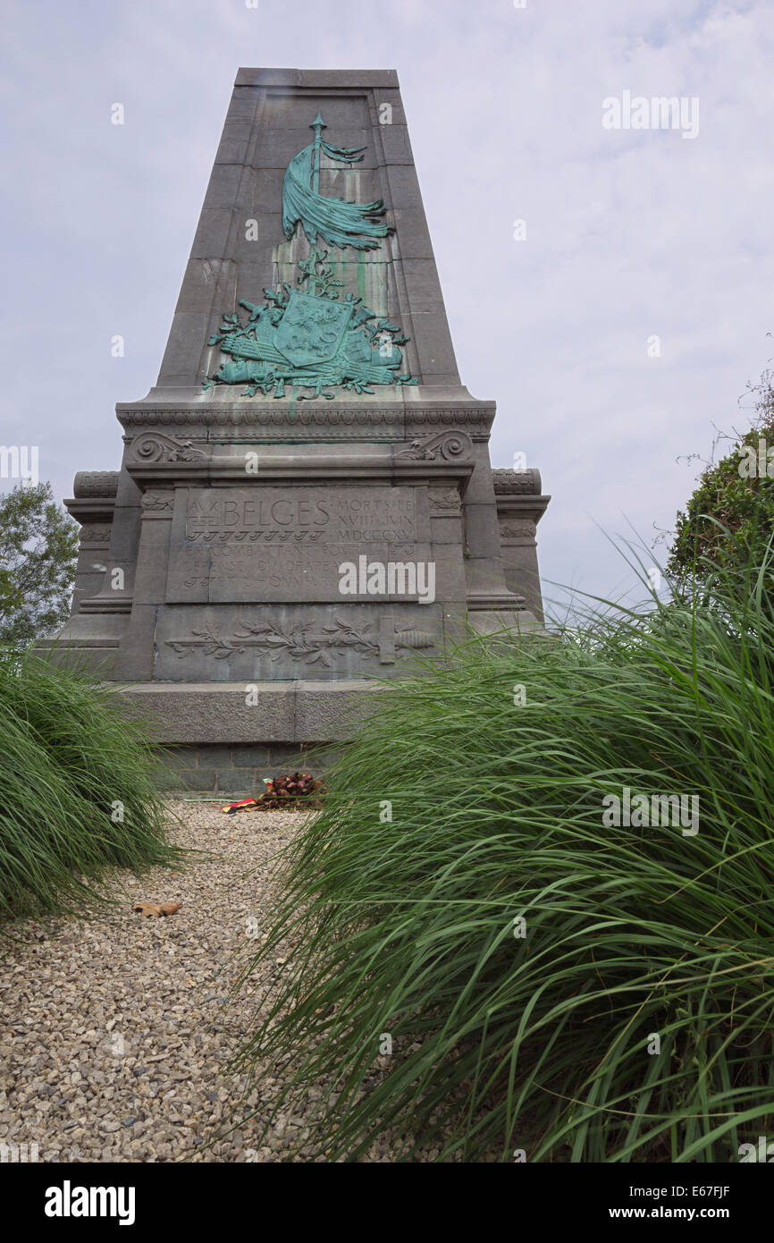 Waterloo monument belgium hi-res stock photography and images - Alamy