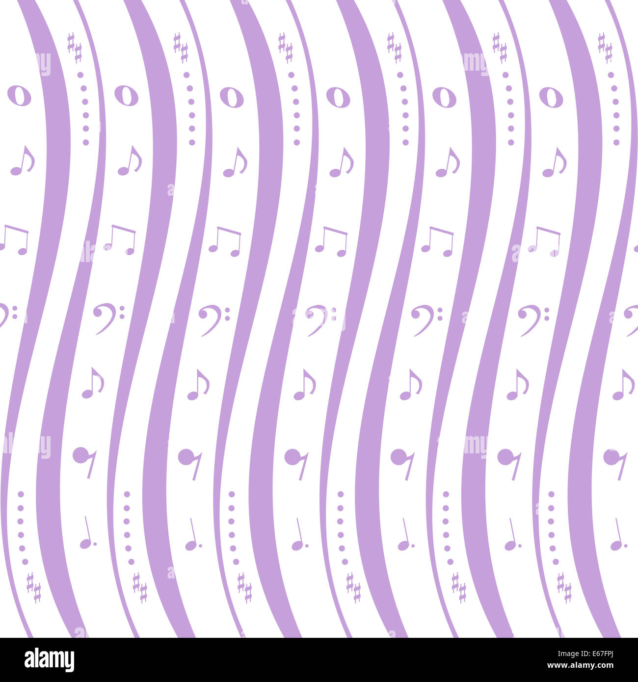 Seamless background with music notes pattern Stock Photo - Alamy